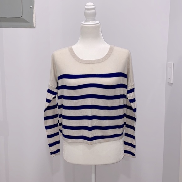 Express | Sweaters | Striped Crop Sweater | Poshmark
